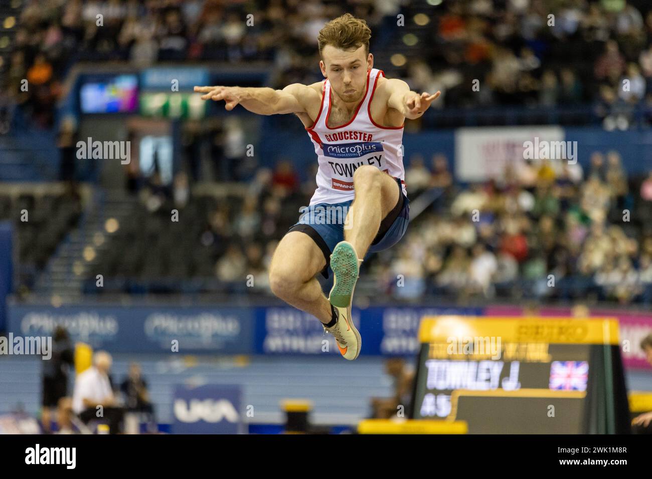 Birmingham, 18 February 2024, Triple Jump Men Final – Joel Townley ...