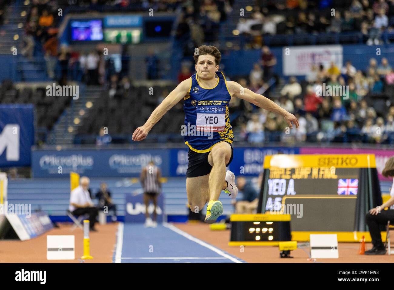 Birmingham, 18 February 2024, Triple Jump Men Final – Archie Yeo ...