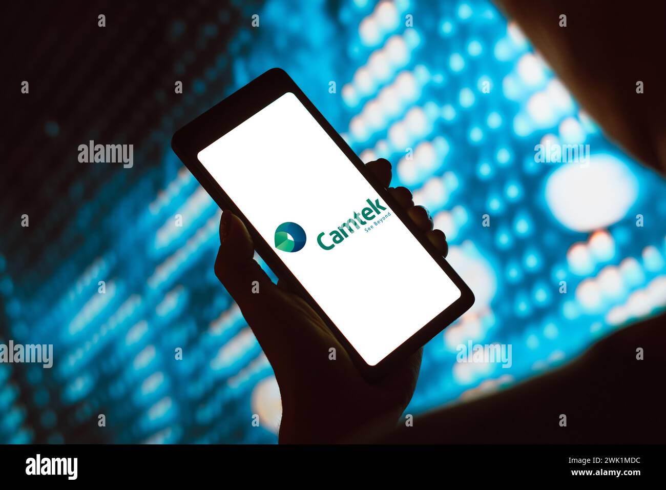 Brazil. 17th Feb, 2024. In this photo illustration, the Camtek logo is ...