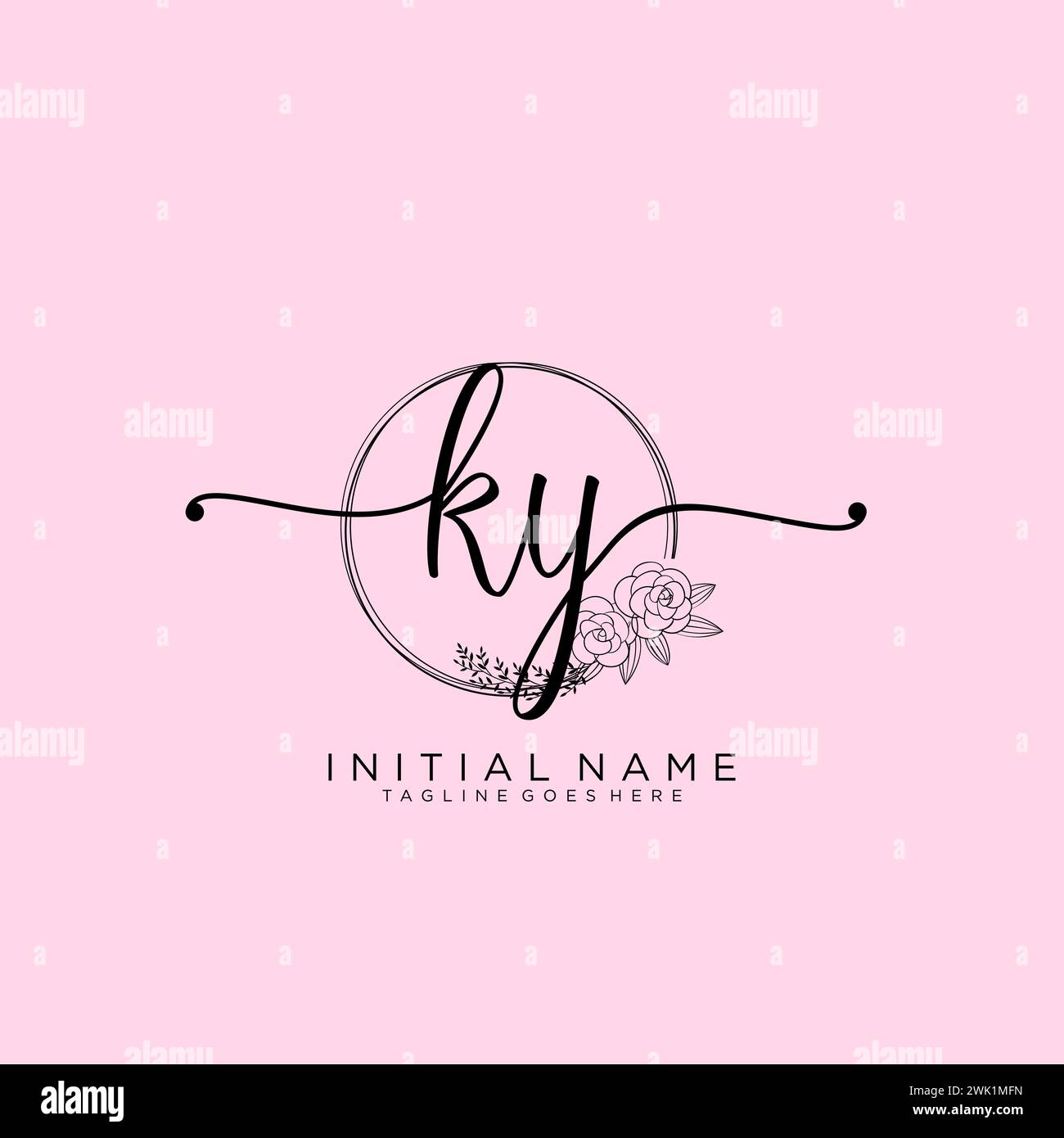 Ky circle logo hi-res stock photography and images - Alamy