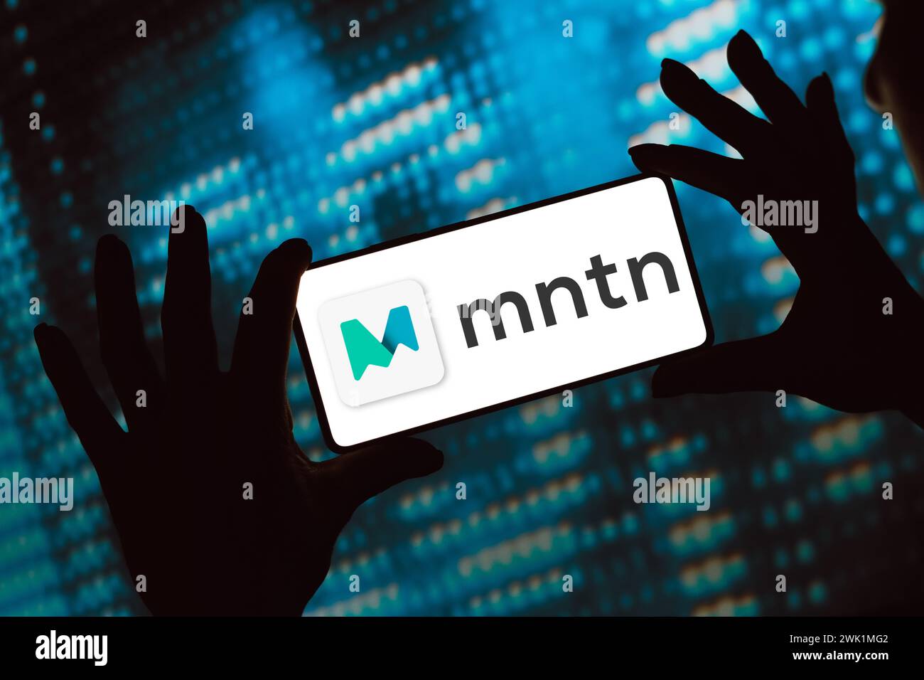 Brazil. 17th Feb, 2024. In this photo illustration, the MNTN logo is ...