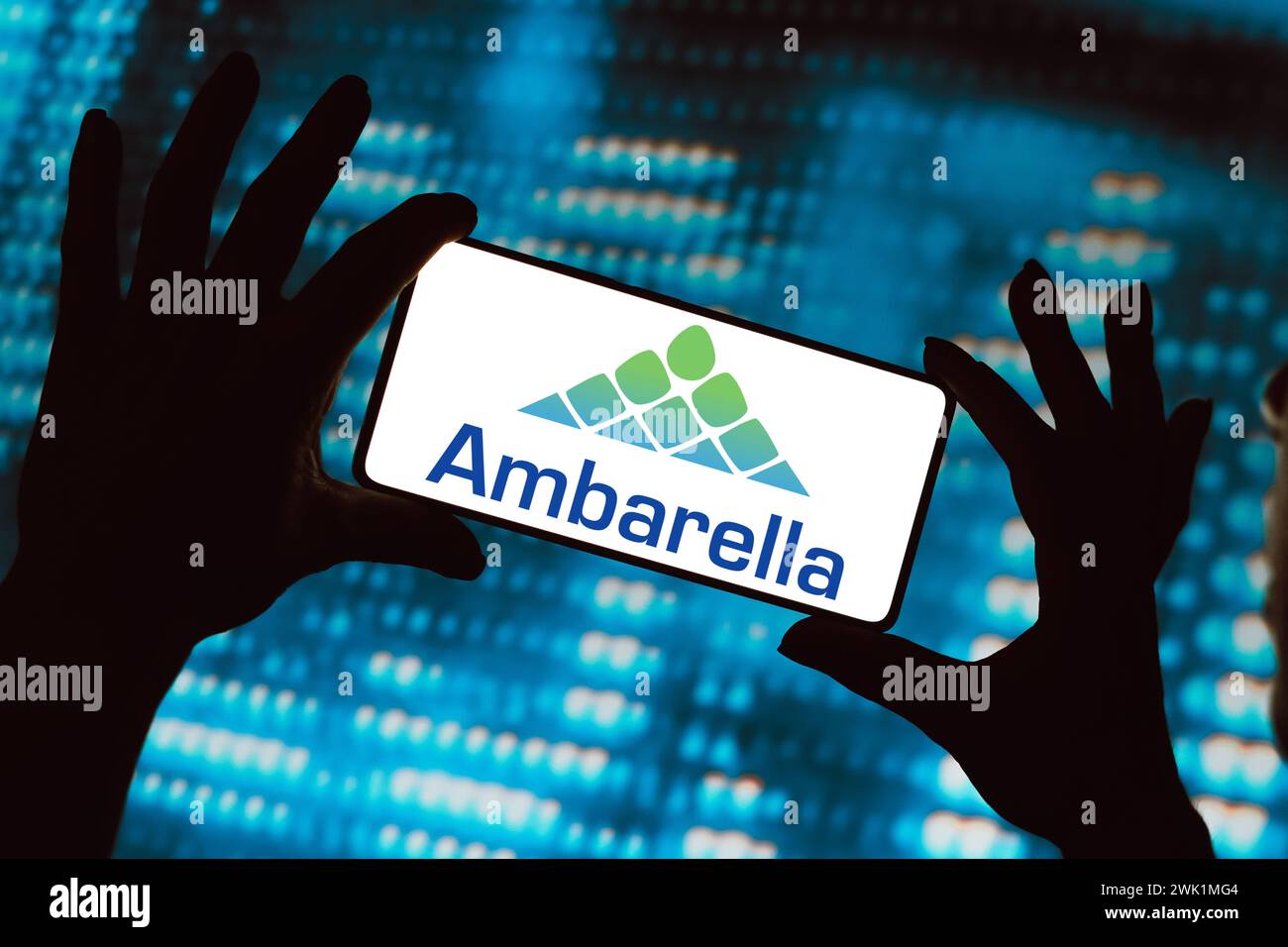 Brazil. 17th Feb, 2024. In this photo illustration, the Ambarella, Inc ...