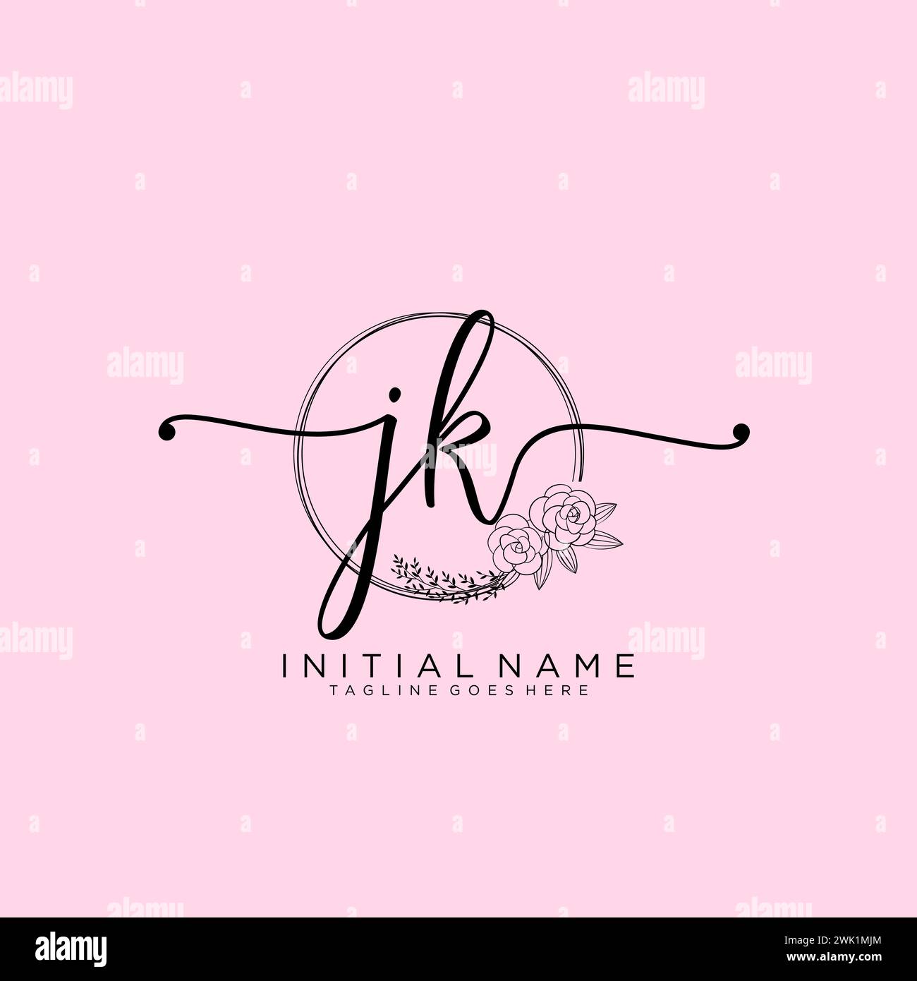 Jk vector jk initials Stock Vector Images - Alamy