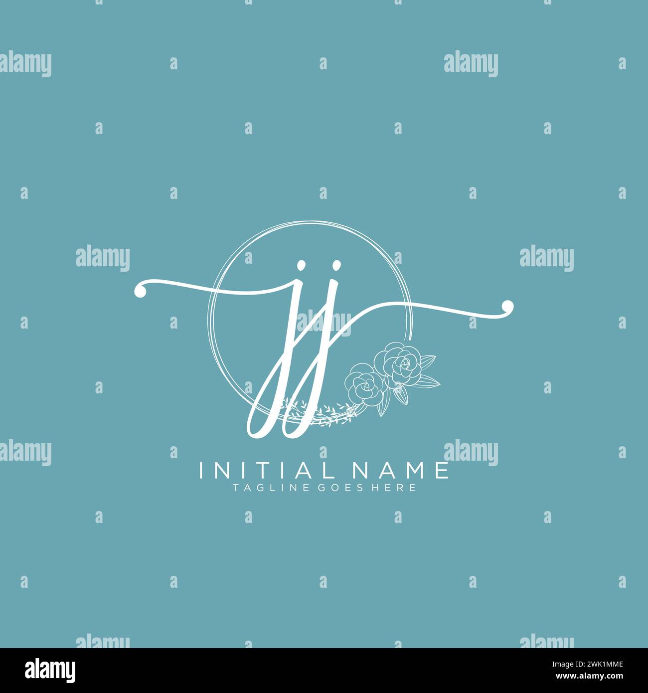 Jj modern logo hi-res stock photography and images - Alamy
