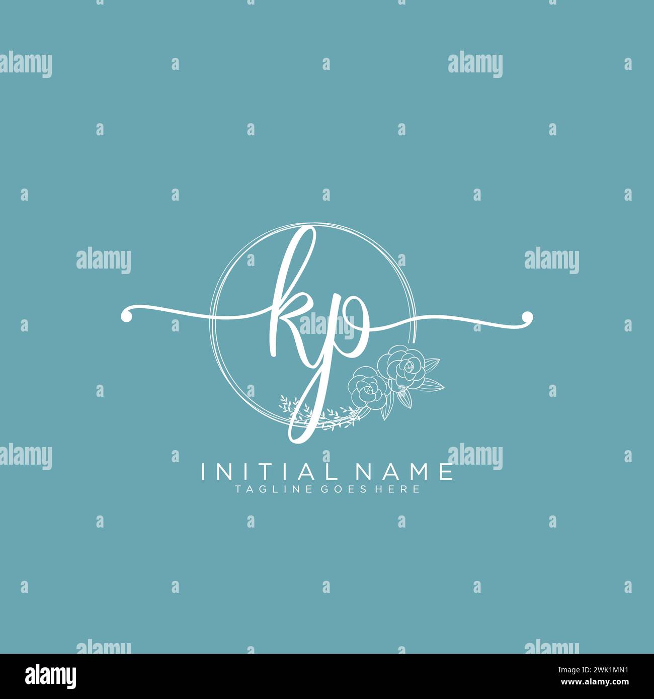 Kp circle logo hi-res stock photography and images - Alamy