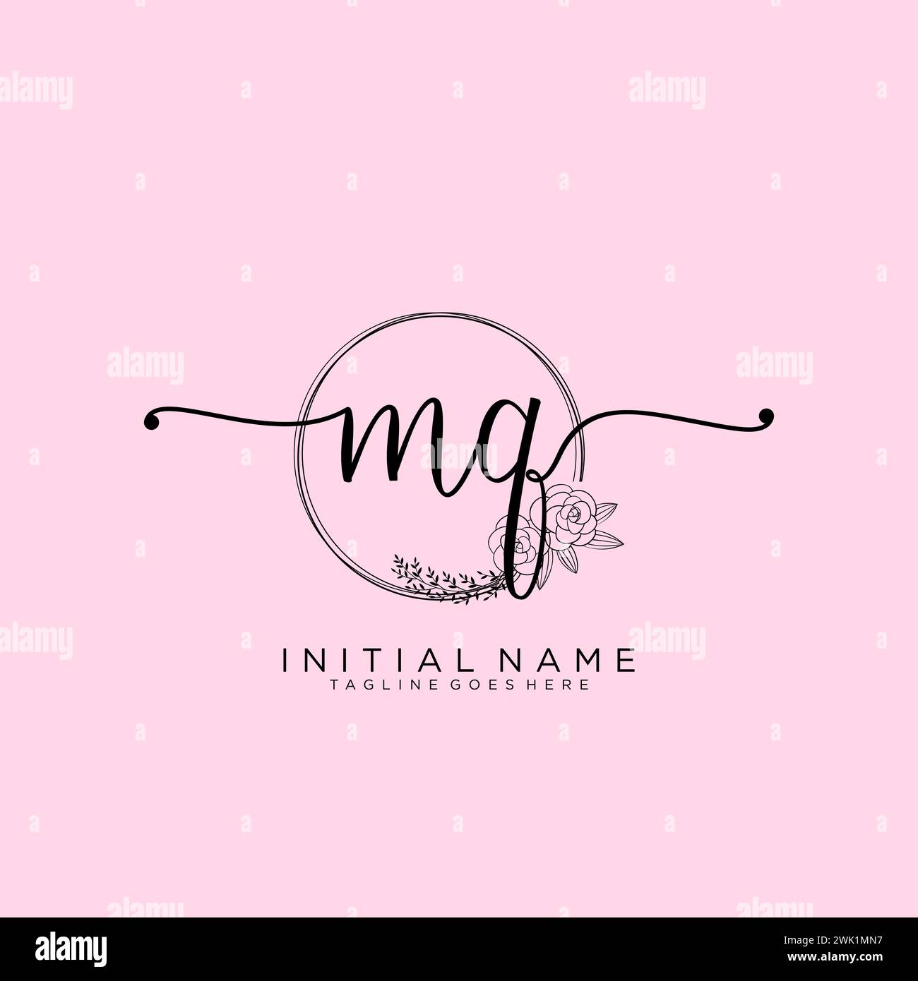 Mq initial Stock Vector Images - Alamy
