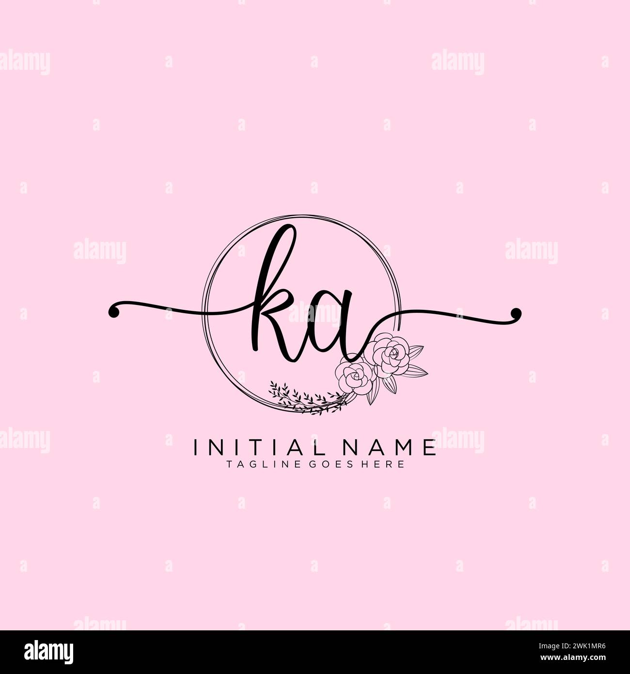 Ka circle logo hi-res stock photography and images - Alamy