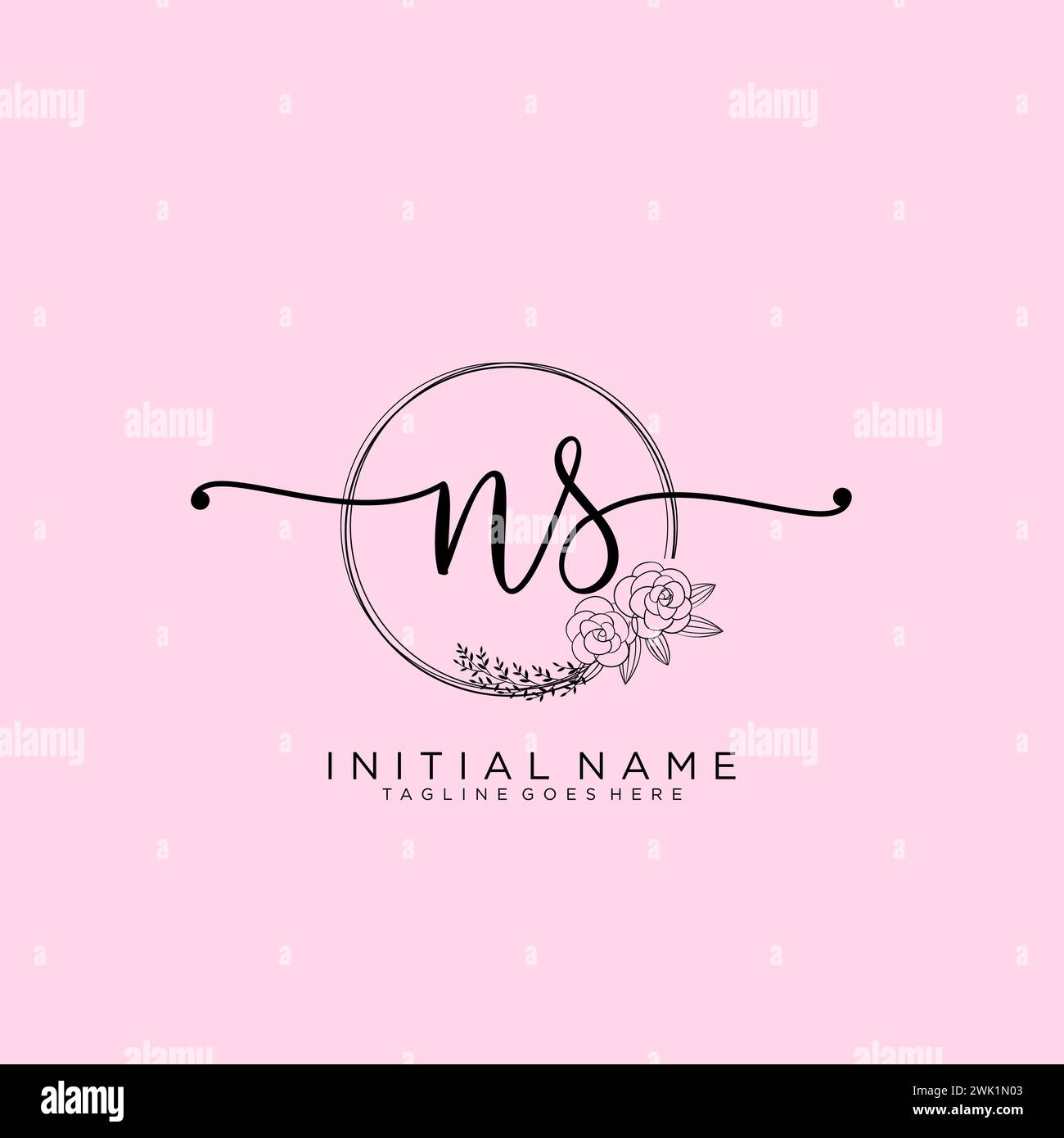 Ns font Stock Vector Images - Alamy