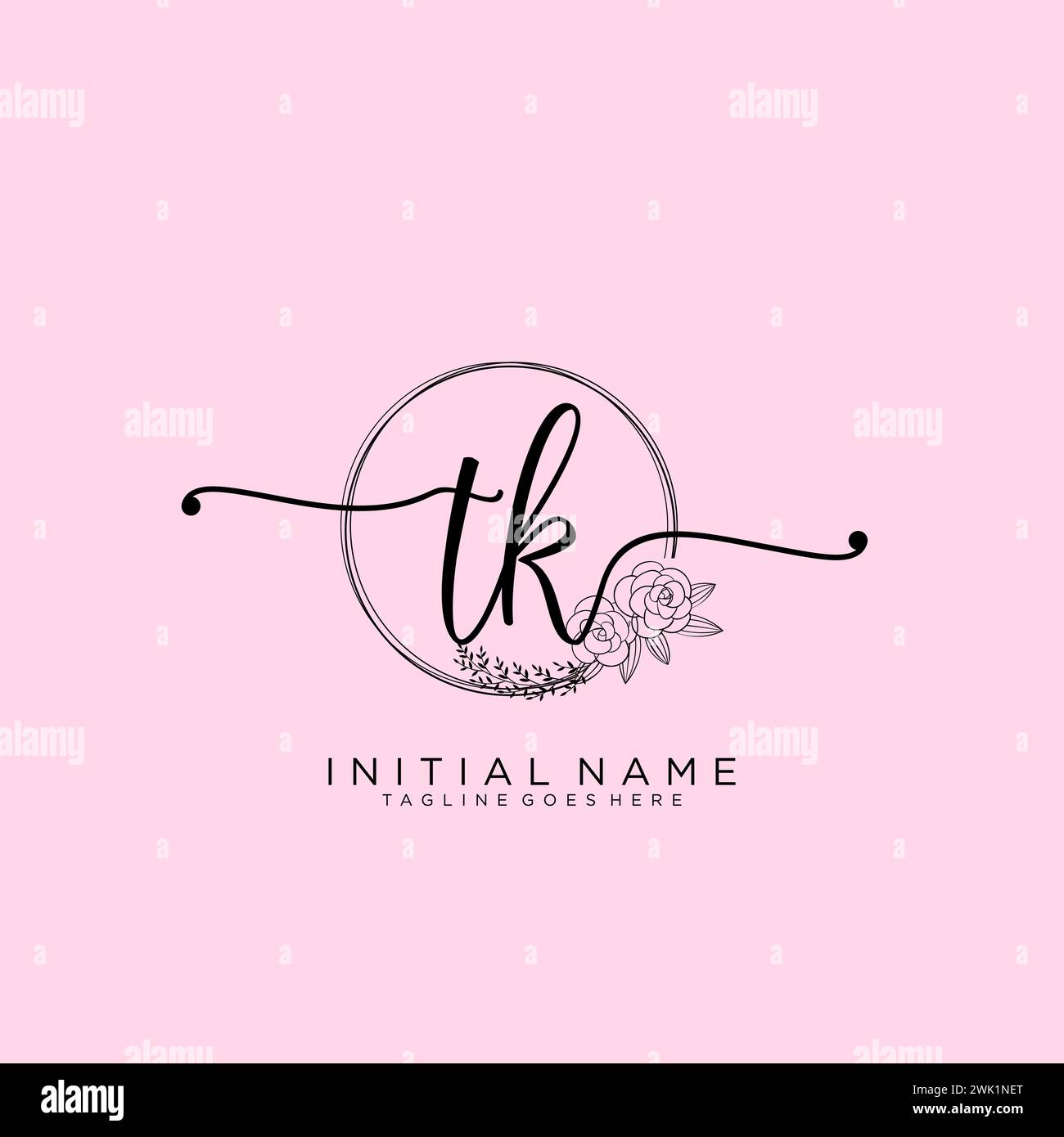 Tk initial Stock Vector Images - Alamy