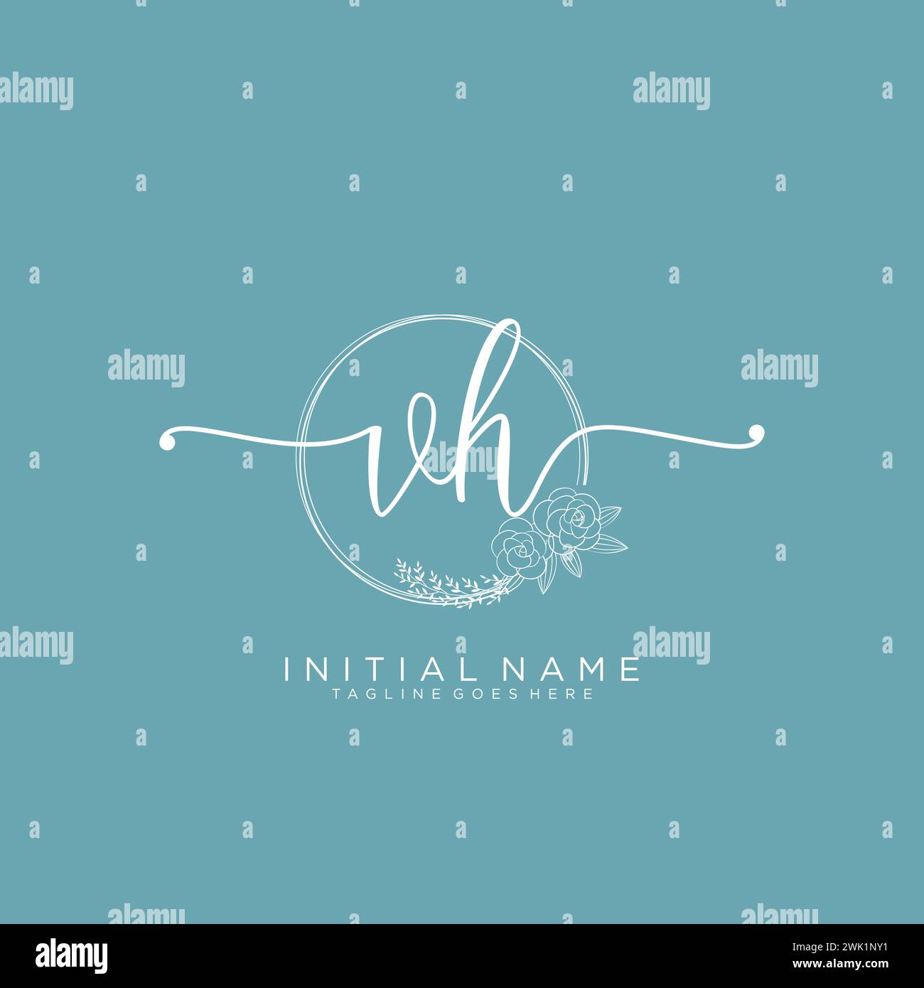Vh modern logo hi-res stock photography and images - Alamy