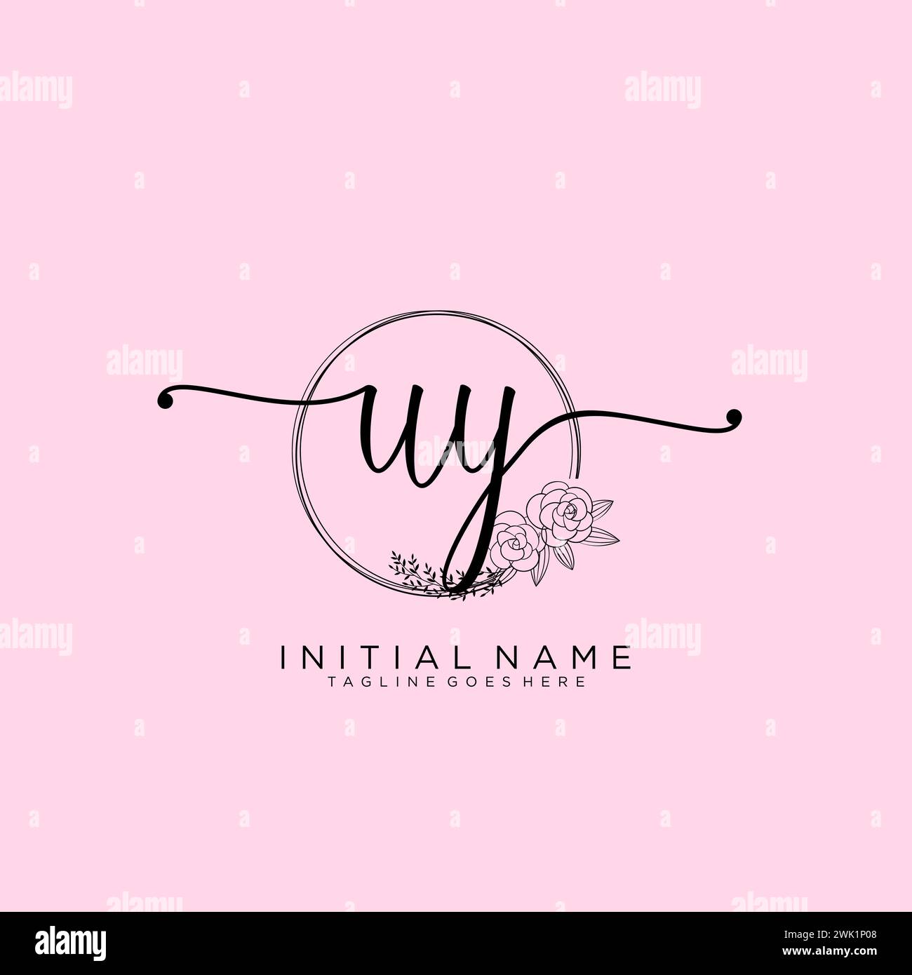Uy initial Stock Vector Images - Alamy