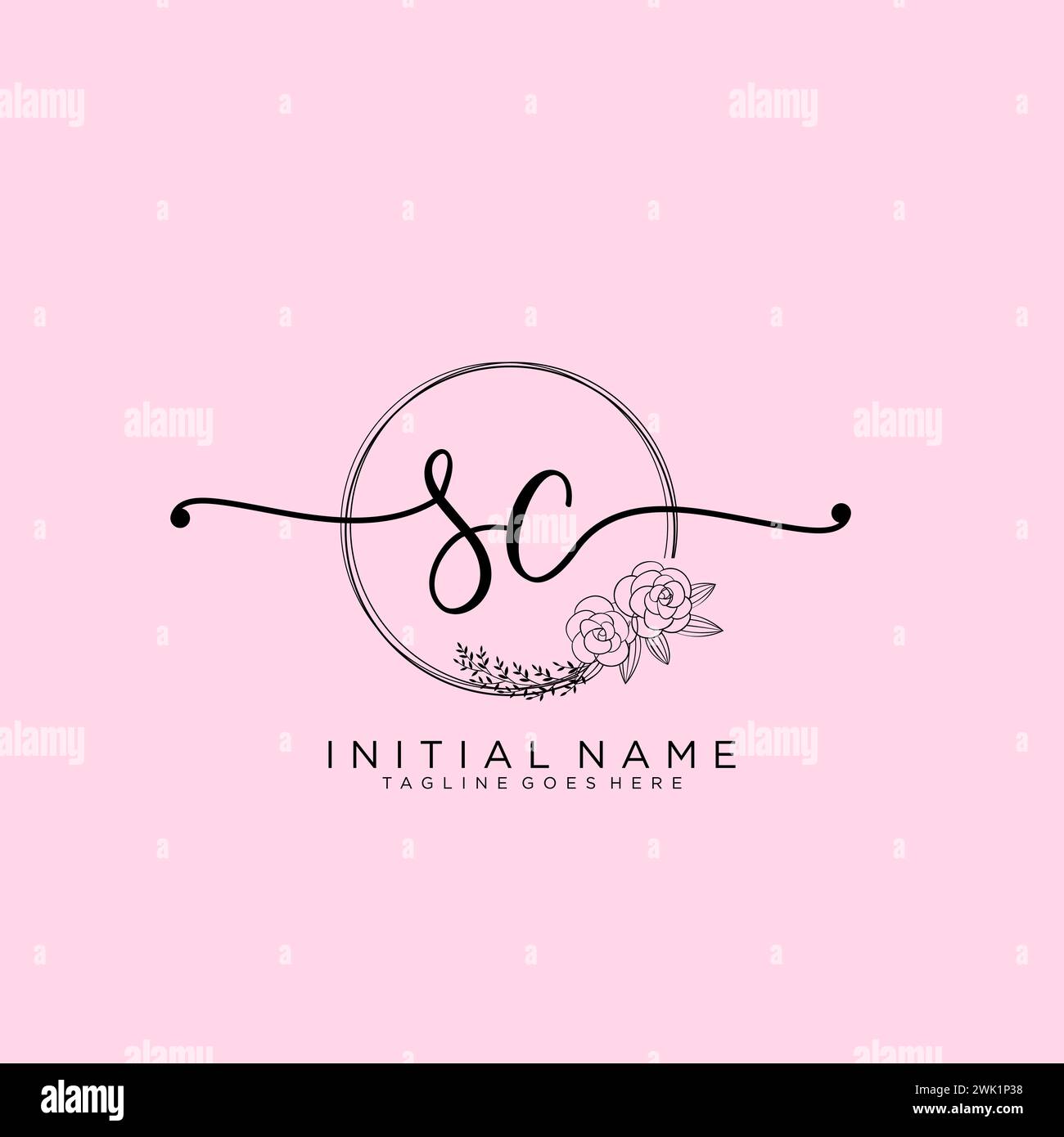 Sc modern logo hi-res stock photography and images - Alamy