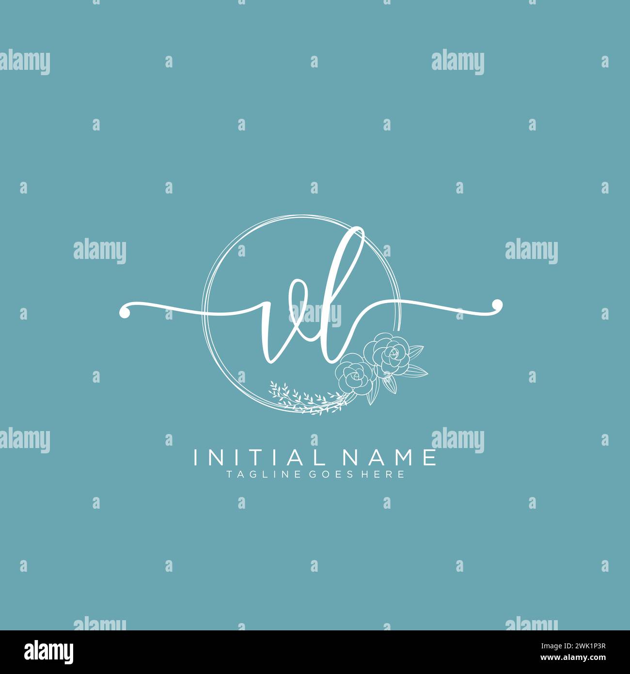 Vl initial Stock Vector Images - Alamy