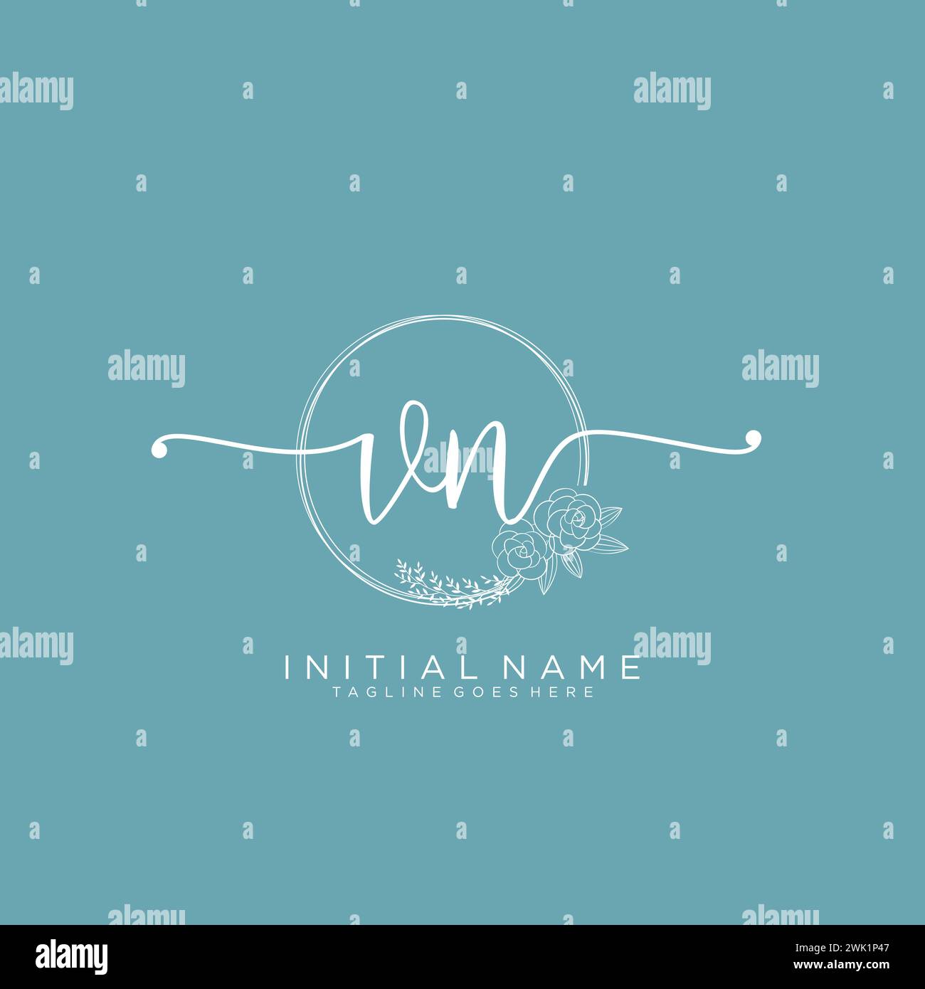 Vn modern logo Stock Vector Images - Alamy