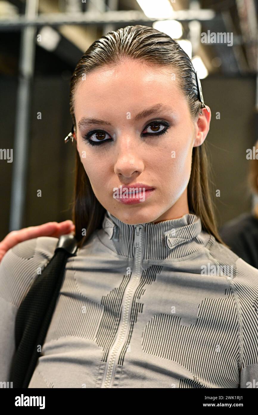 London, UK. 17th Feb, 2024. Jayden Ingram is a model style by ...