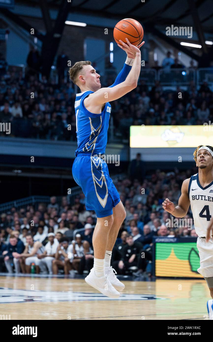 INDIANAPOLIS, IN - FEBRUARY 17: Creighton Bluejays guard Steven ...
