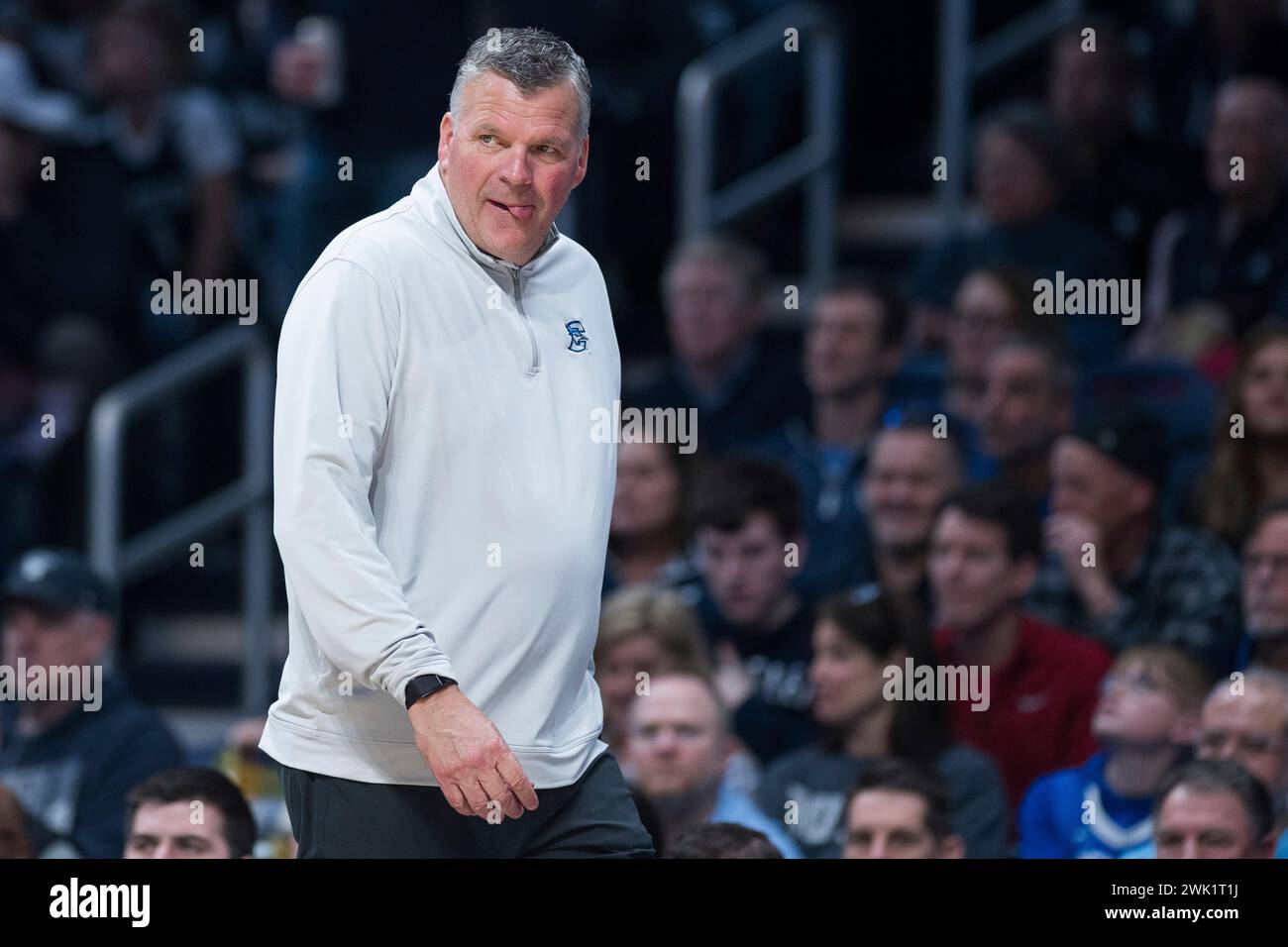 INDIANAPOLIS, IN - FEBRUARY 17: Creighton Bluejays head coach Greg ...