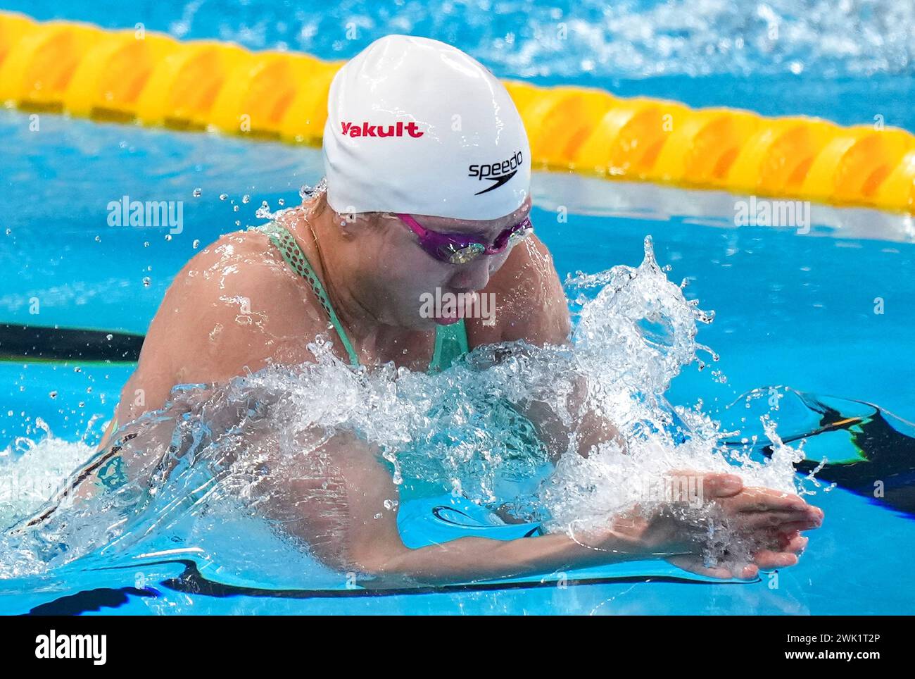 Doha, Qatar. 17th Feb, 2024. Tang Qianting of China competes during the ...
