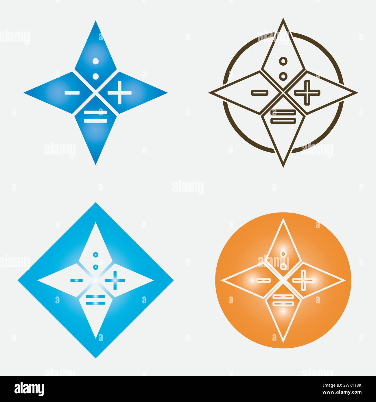 Accounting icon set logo vector Stock Vector Image & Art - Alamy