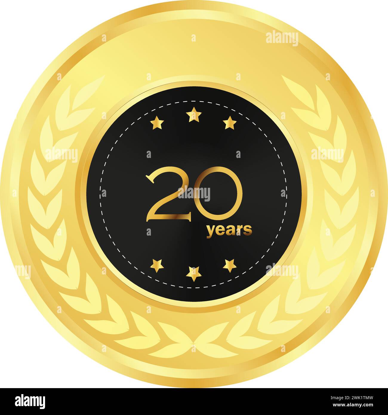 Badge of 20th century Stock Vector Images - Alamy