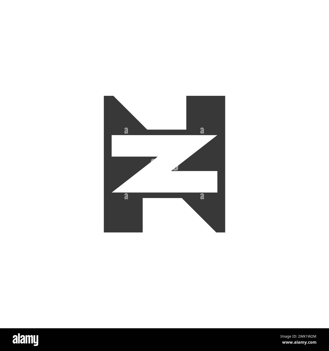 Alphabet Initials logo ZN, NZ, Z and N Stock Vector Image & Art - Alamy