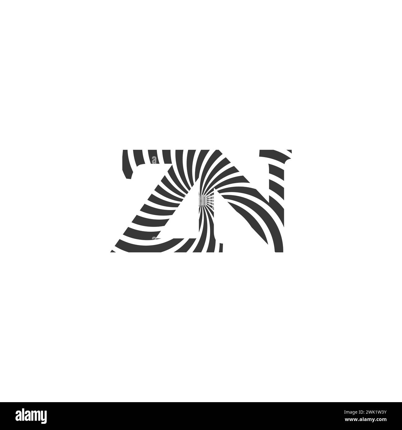 Alphabet Initials logo ZN, NZ, Z and N Stock Vector Image & Art - Alamy