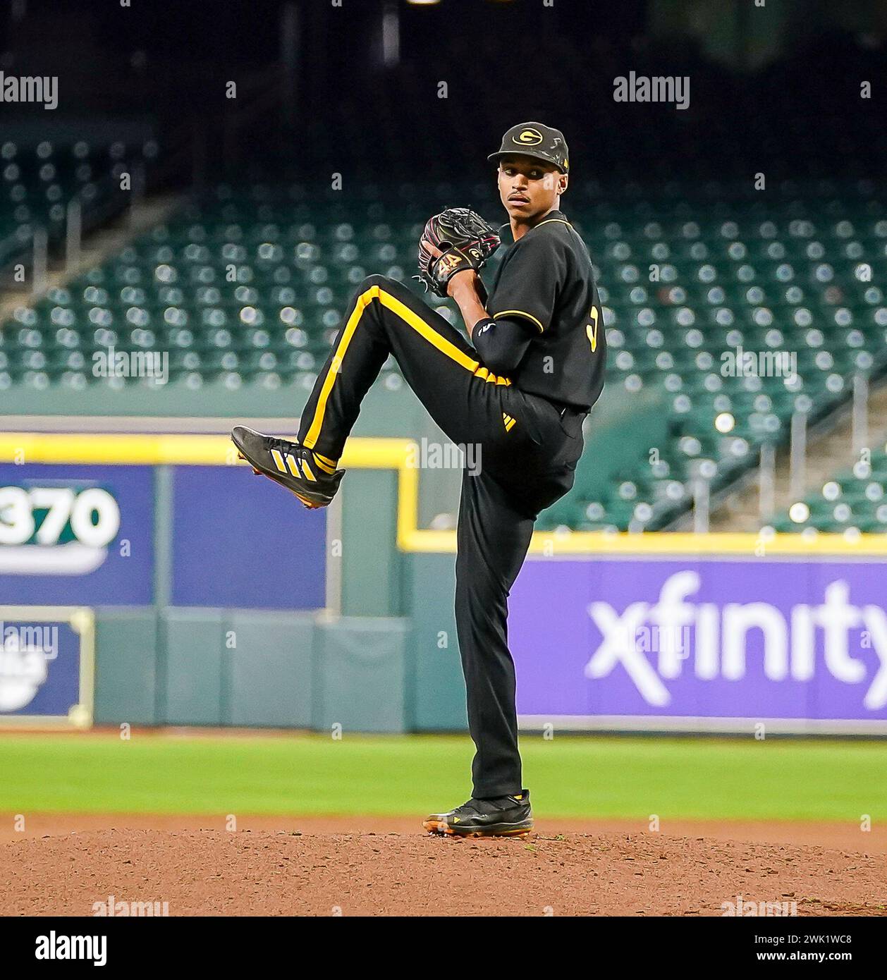 Houston, United States. 17th Feb, 2024. Grambling Tigers pitcher MASON ...
