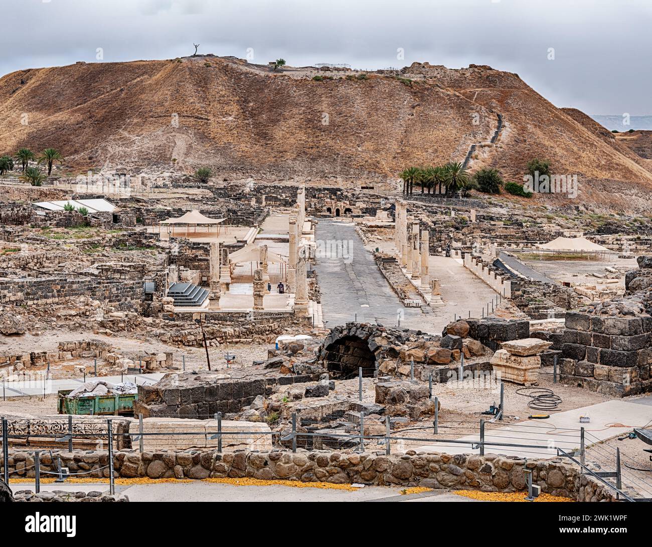 The ancient city of Scythopolis was an important trading city for the ...