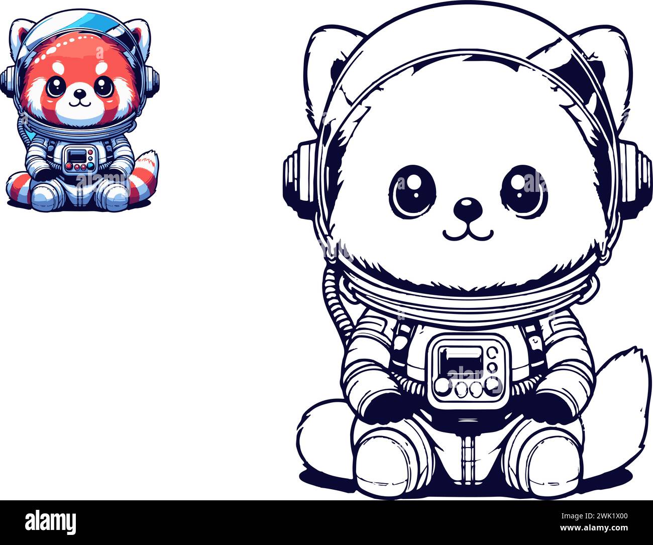 Rocket coloring page for preschool hi-res stock photography and images ...