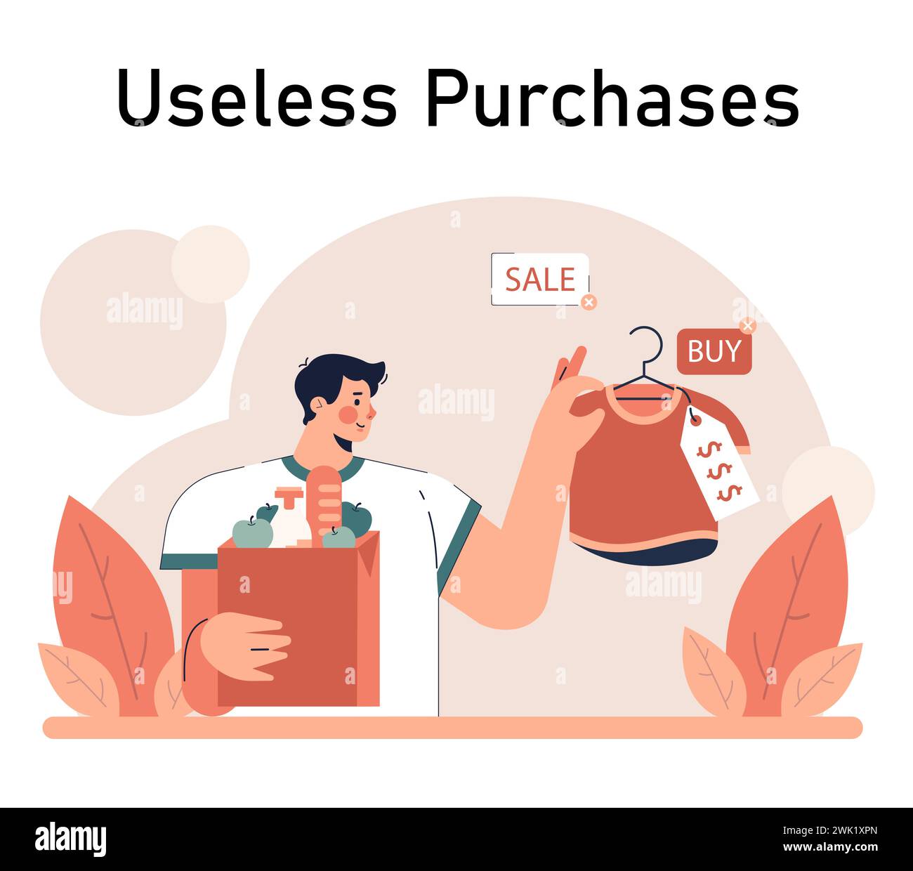 Money habit Stock Vector Images - Alamy