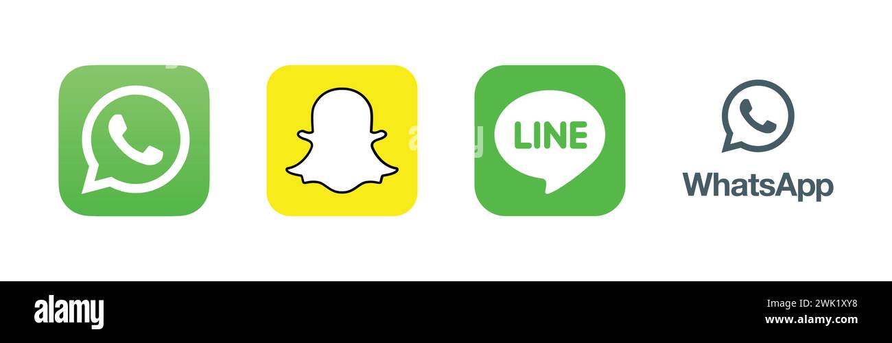Snapchat logo symbol Stock Vector Images - Alamy