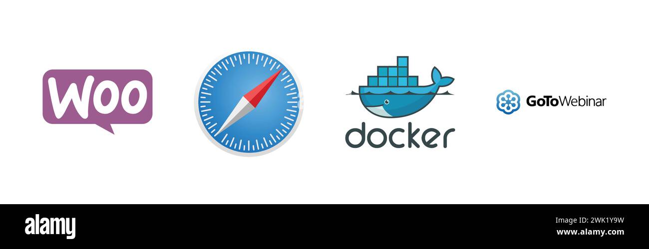 Docker logo hi-res stock photography and images - Alamy