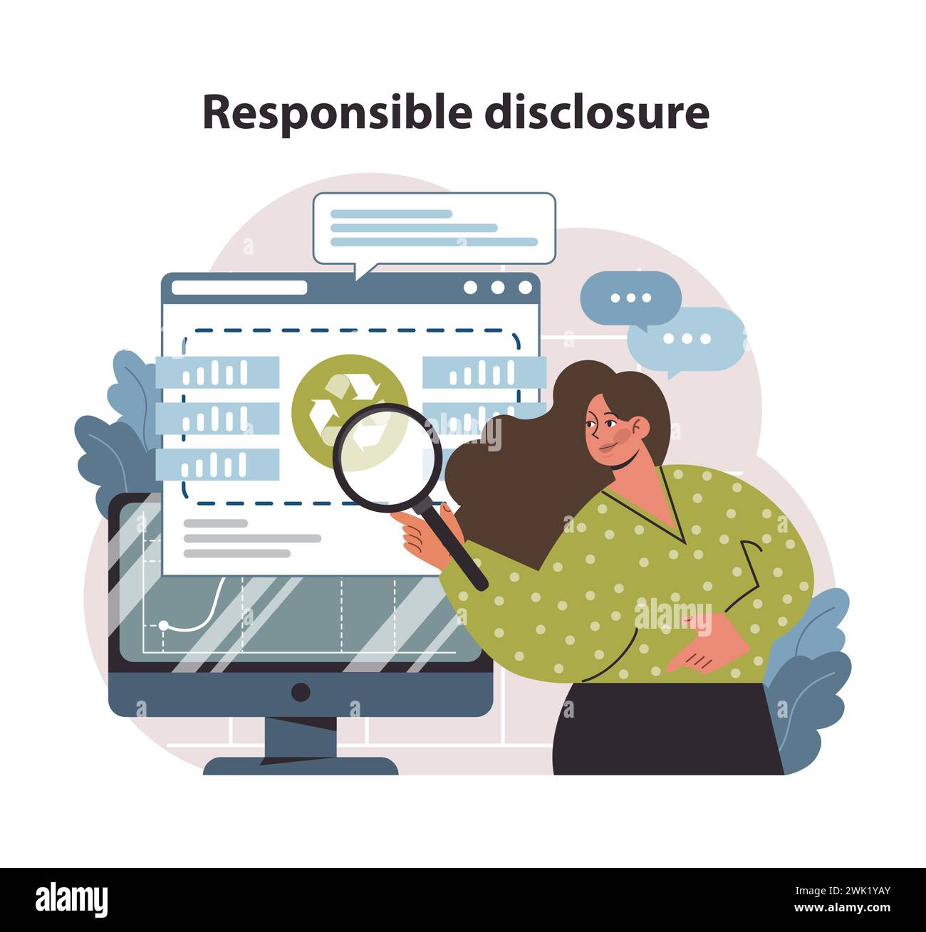 Responsible disclosure concept. Transparency in sustainability ...