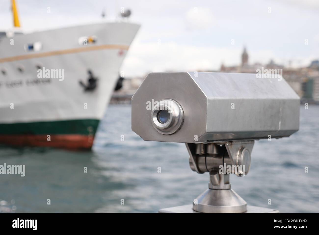 Tourist binocular viewer san hi-res stock photography and images - Alamy