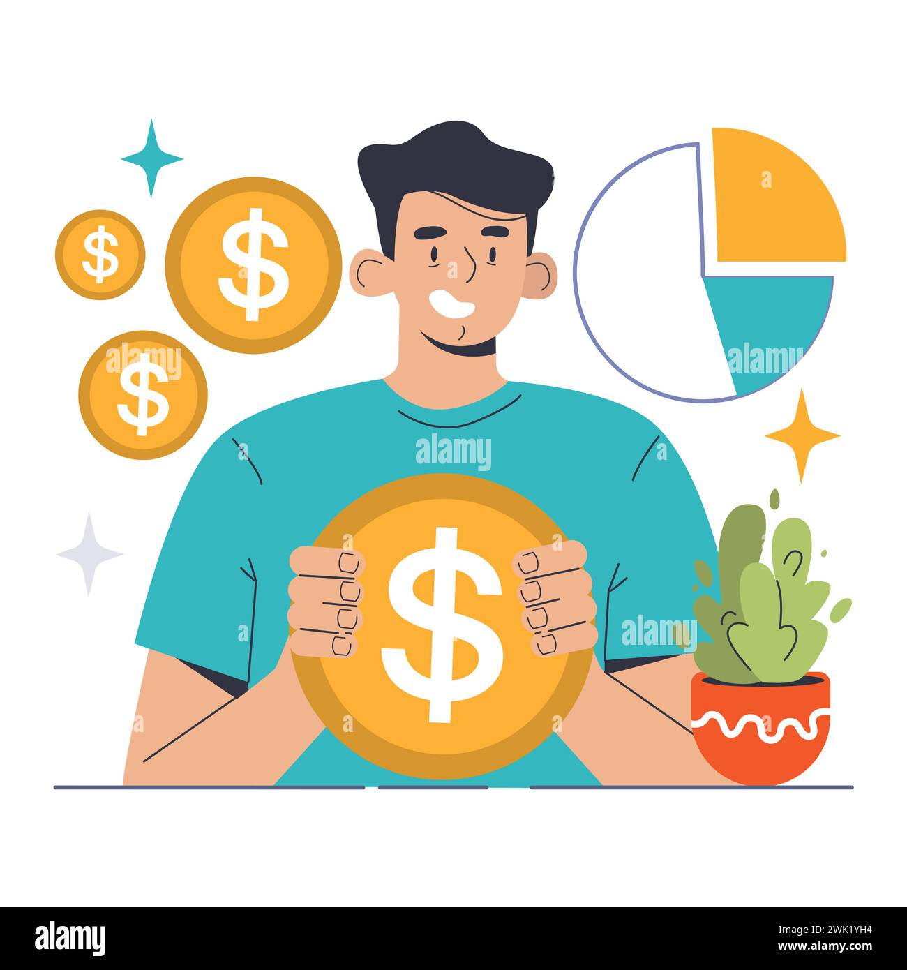 Retained earnings Stock Vector Images - Alamy