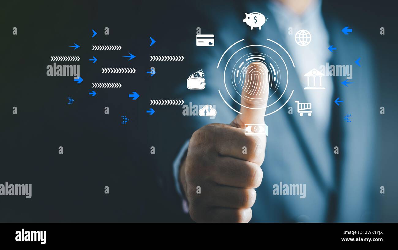Fingerprint scanning technology provides security Digital change ...