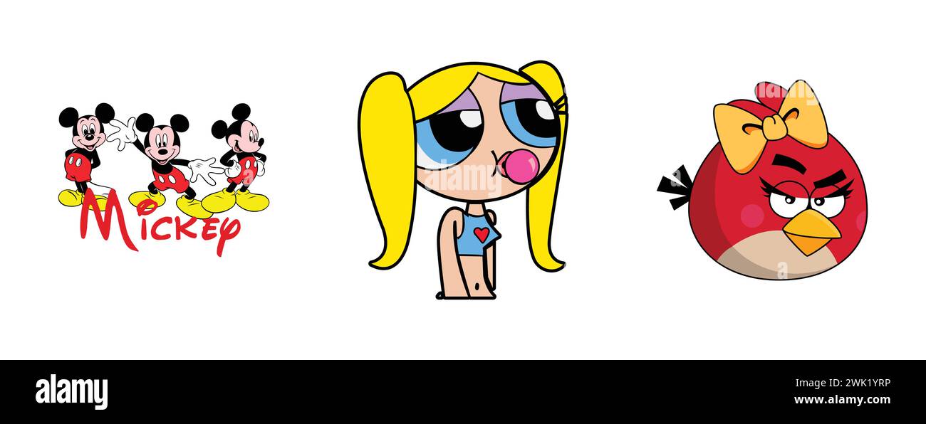 Powerpuff girls logo hi-res stock photography and images - Alamy