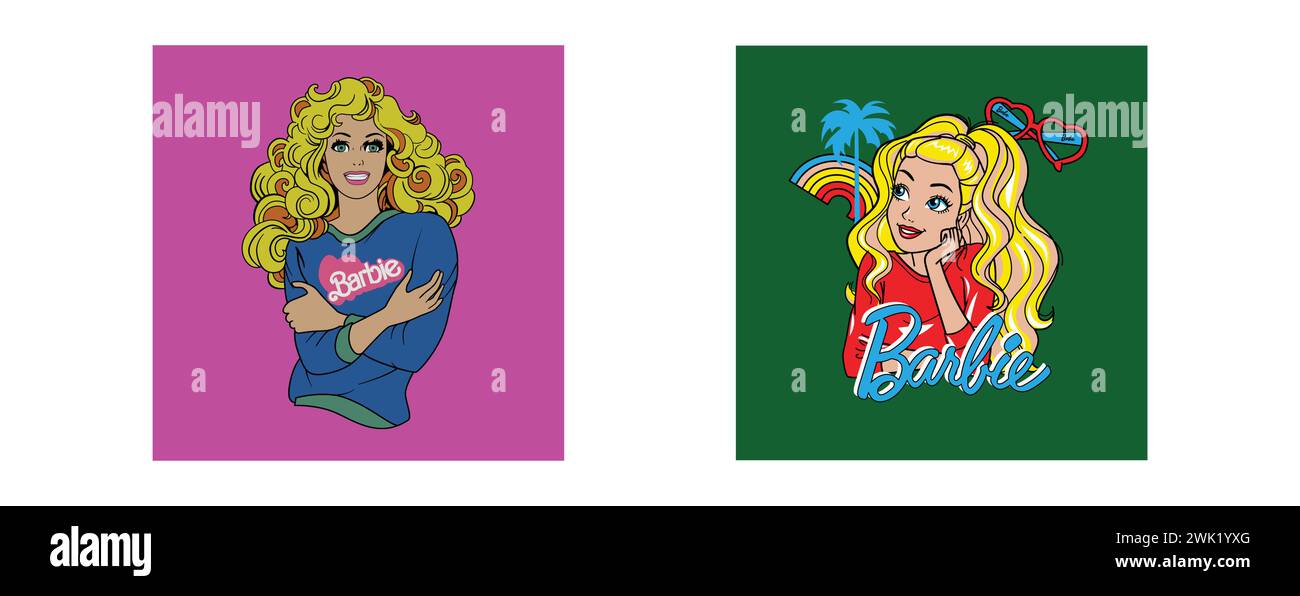 Barbie the icon Stock Vector Images - Alamy