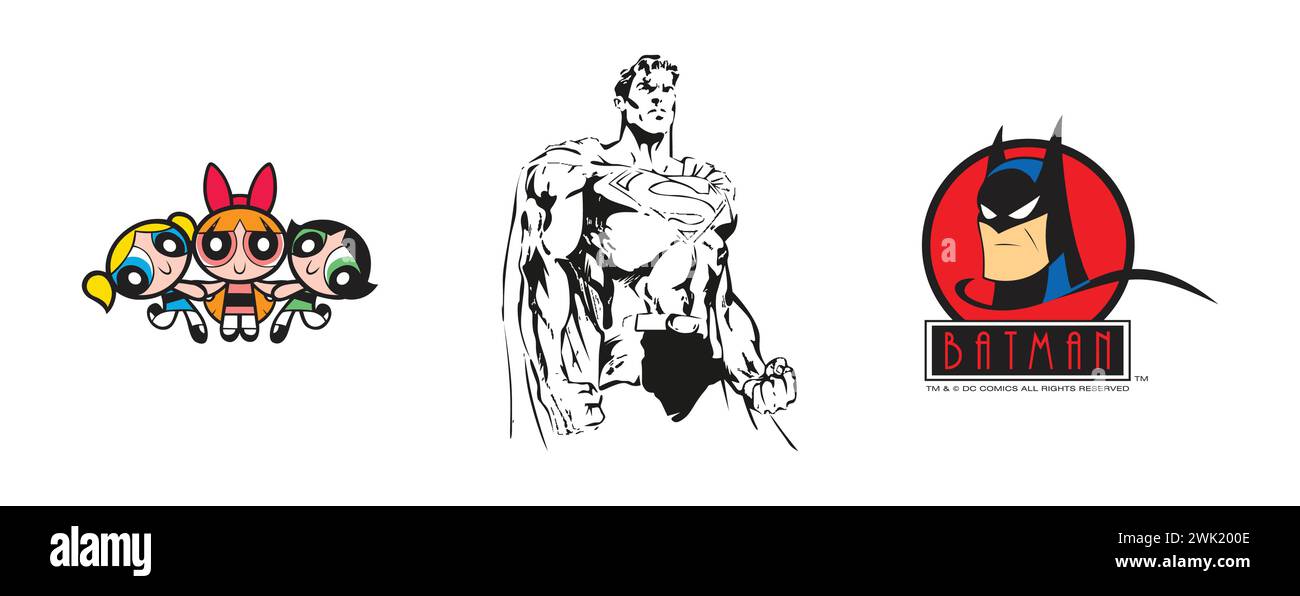 Powerpuff girls logo hi-res stock photography and images - Alamy