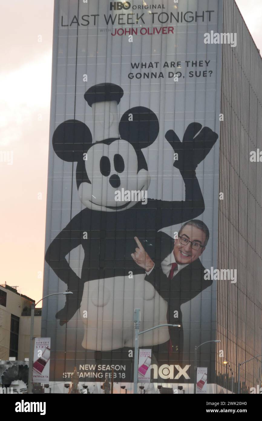 Los Angeles, California, USA 17th February 2024 Last Week Tonight with ...