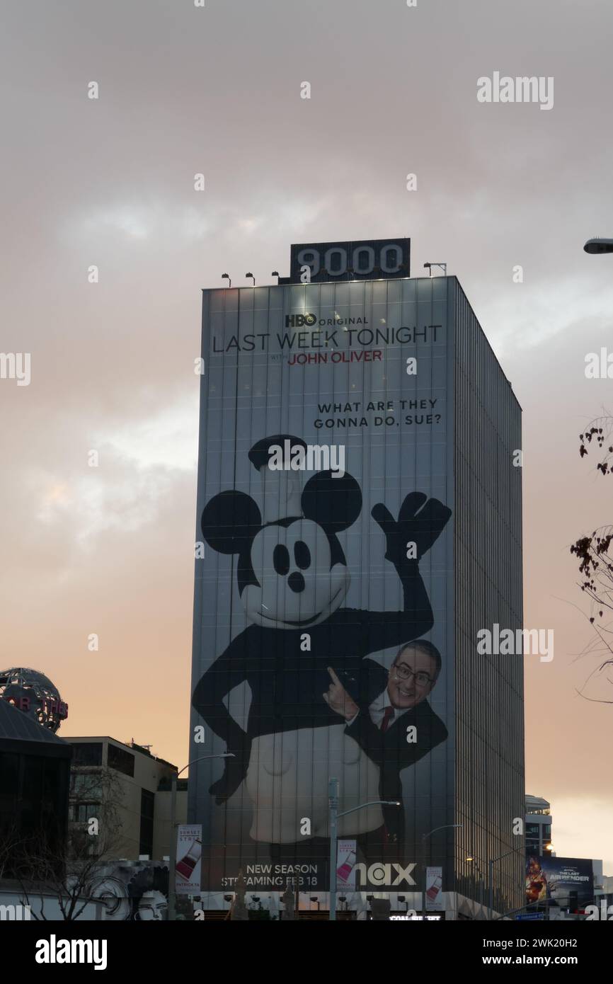 Los Angeles, California, USA 17th February 2024 Last Week Tonight with ...