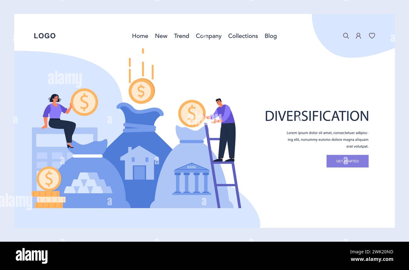 Investment Strategy Web Or Landing Visual Representation Of