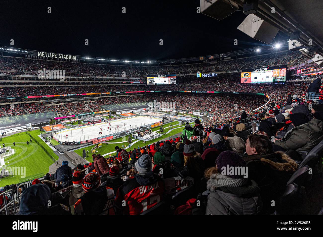 An NHL Stadium Series hockey game between the New Jersey Devils and the ...