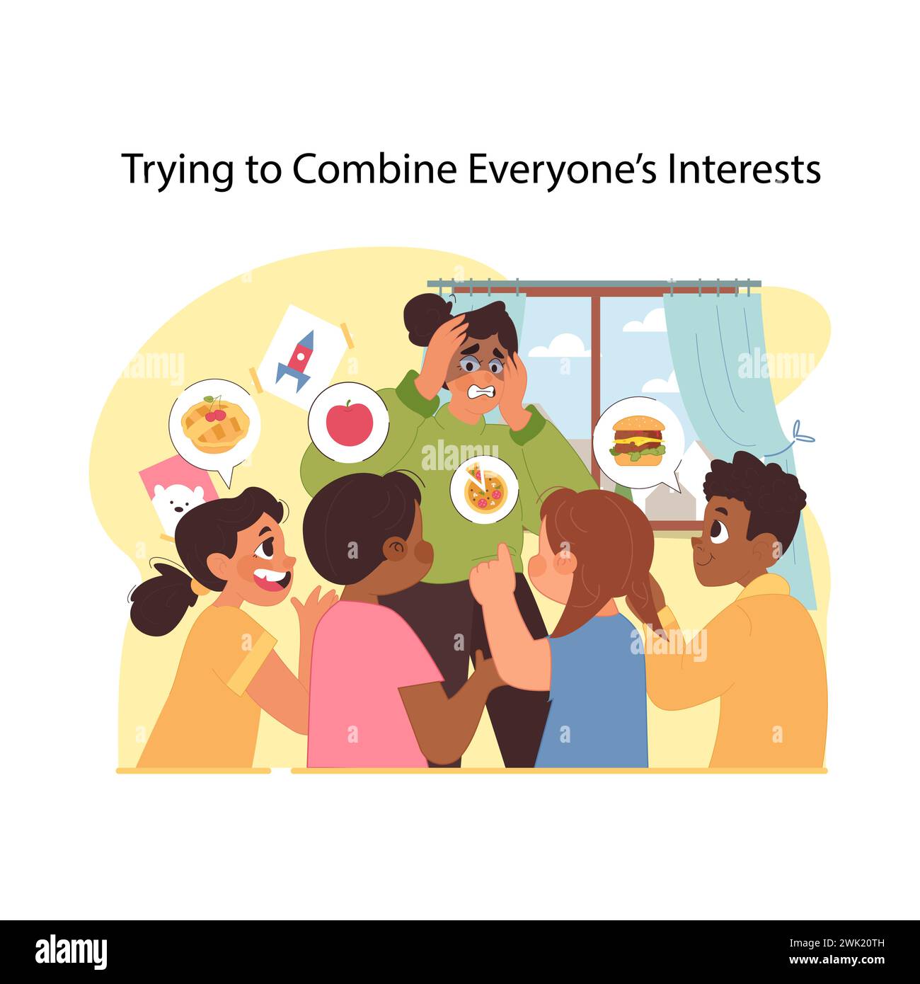 Make their voices heard Stock Vector Images - Alamy