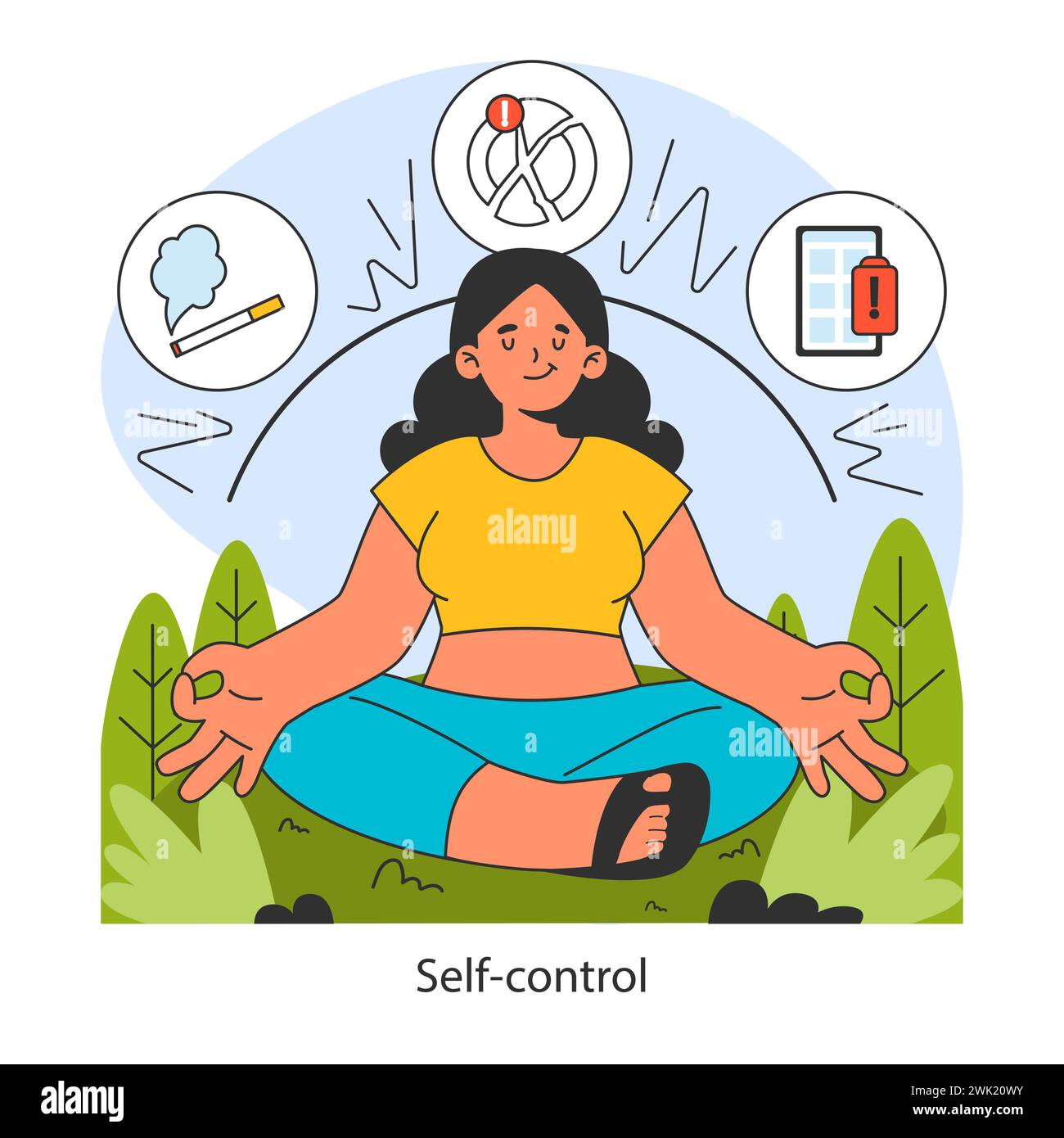 Calm resolve Stock Vector Images - Alamy