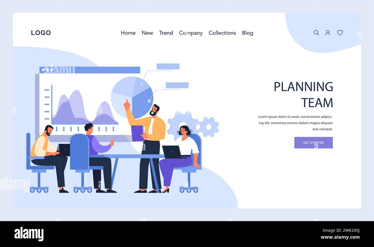 Collaborative planning team deep in discussion, analyzing data visuals while surrounded by ...
