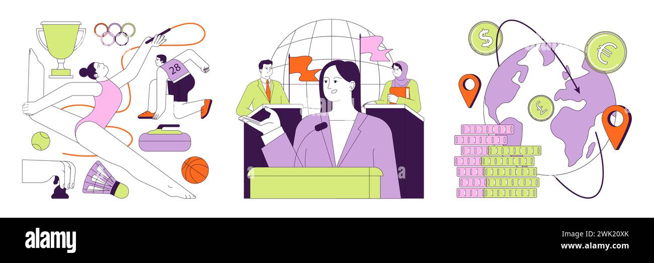 Soft power set. Global connectivity and cultural exchange ...