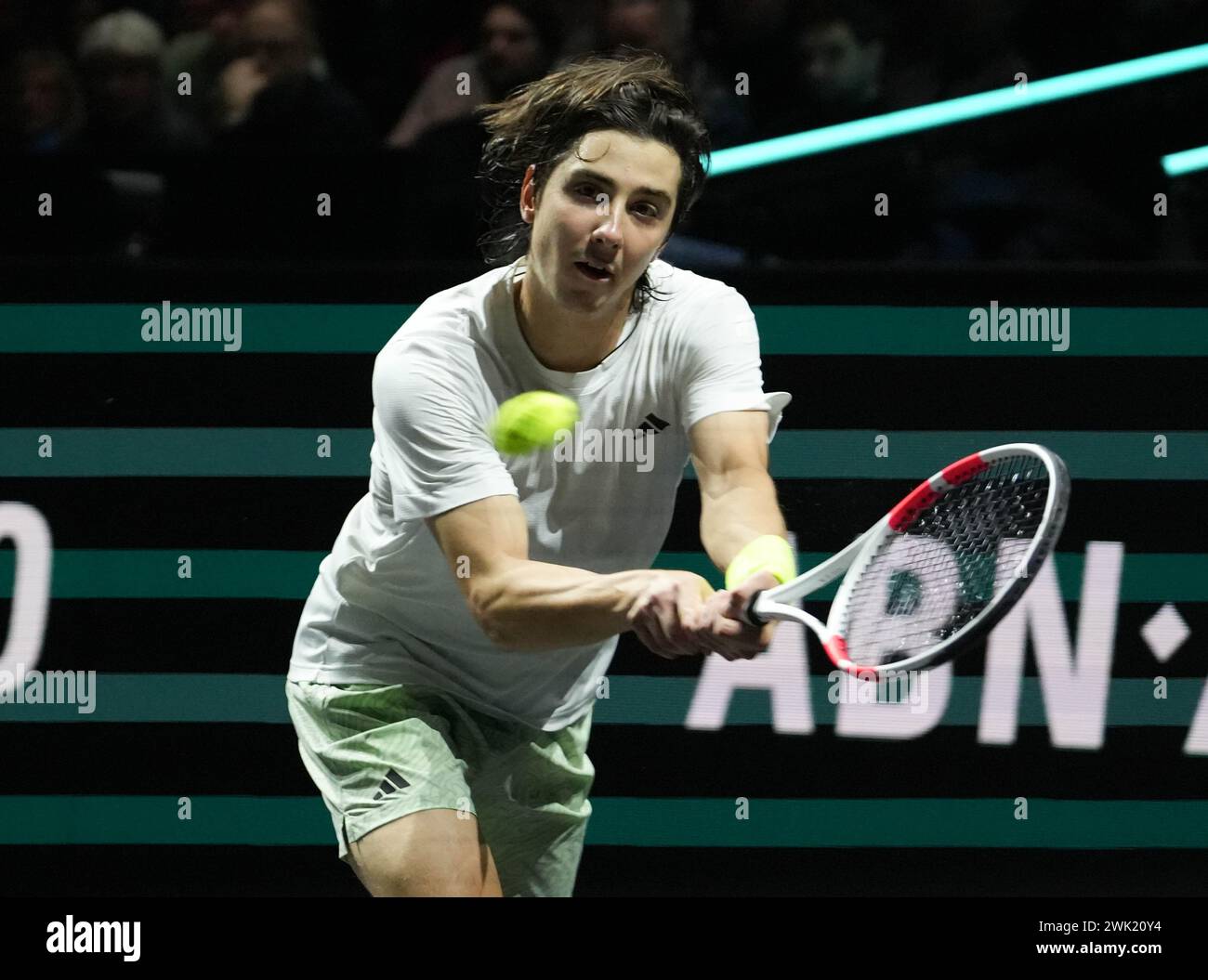 Alexander Shevchenko of Kazakhstan against Grigor Dimitrov of Bulgaria ...