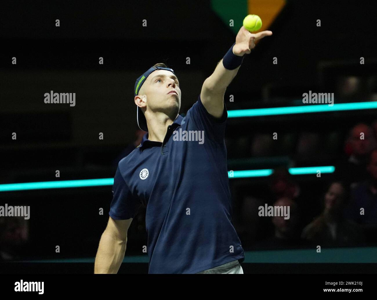 Tallon Griekspoor of Netherlands against Emil Ruusuvuori of Finland, quarter-final during the ...