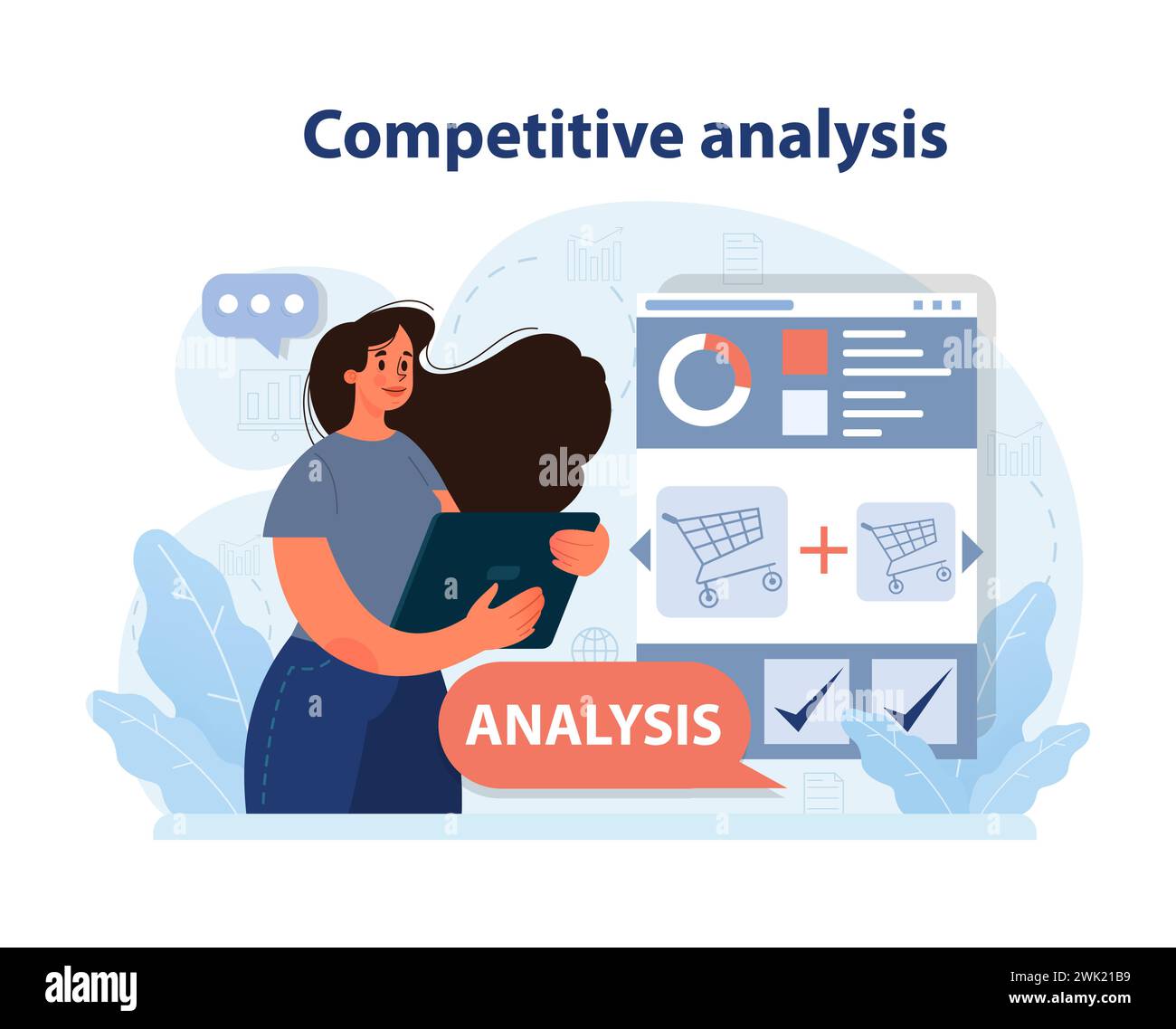Market penetration concept. Dedicated analyst dives deep into ... Market penetration concept. Dedicated analyst dives deep into ...